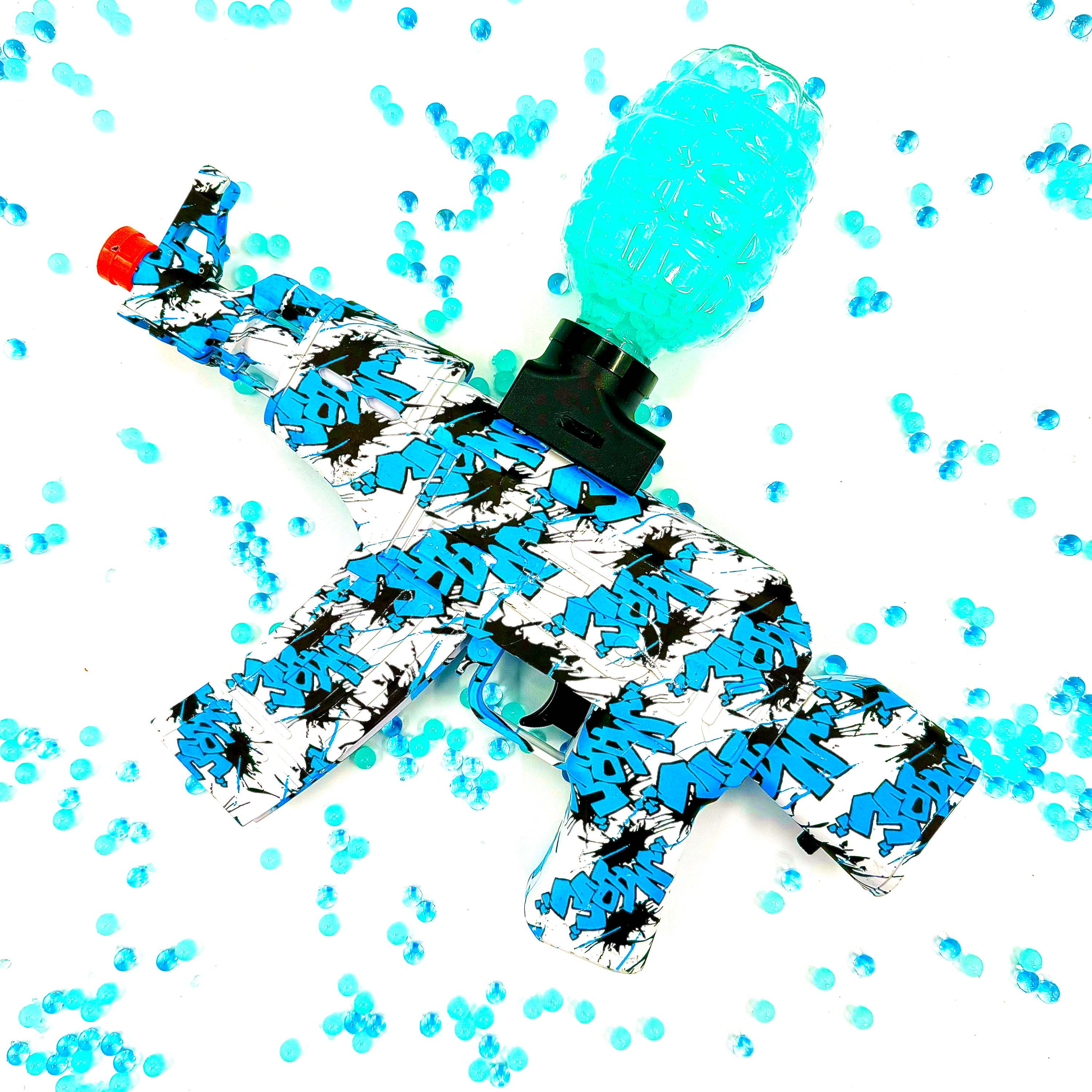 Gelblast.dk - Mini AKM Gel blasters fåes i mange farver!